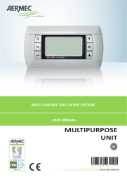 Aermec NRP - User manual, Operating instructions