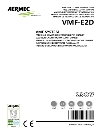 Aermec VMF Variable Multi-Flow system of management and control ...