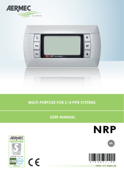 Aermec NRP - User manual, Operating instructions