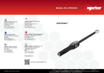 norbar NORTRONIC 43505 Manual de usuario | Manualzz