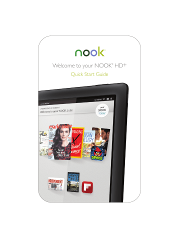 NOOK HD+ Quick Start Quide | Manualzz
