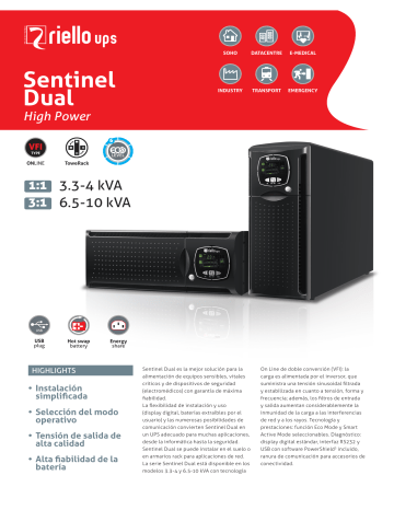 Riello UPS SDL 4000 Installation manual | Manualzz