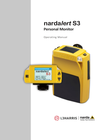 NARDA nardalert S3 Operating Manual | Manualzz