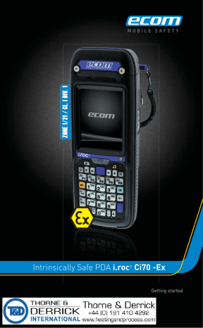 Ecom i.roc Ci70 -Ex Getting Started | Manualzz