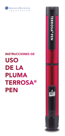 GR TERROSA PEN Instrucciones de operación | Manualzz