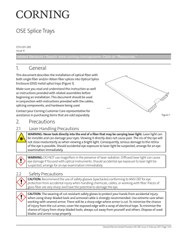 CORNING OSE Series Manual | Manualzz