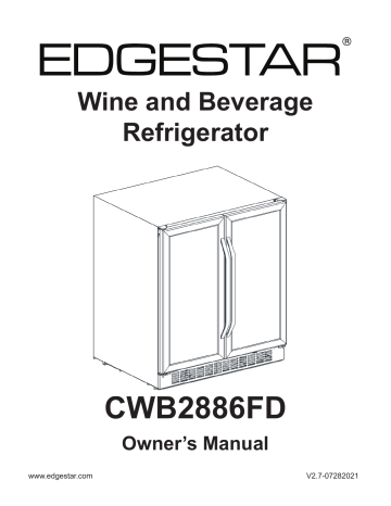 EdgeStar CWB2886FD :: 30-Inch Wine and Bev Cooler Manual | Manualzz