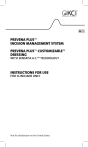 KCI PREVENA PLUS Instructions For Use Manual - Wound Management System ...