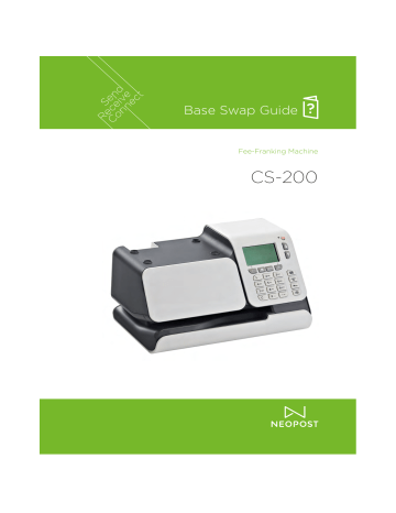 Neopost CS-200 Manual | Manualzz