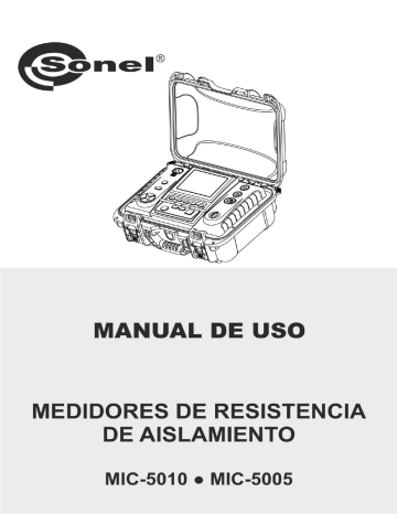 Sonel MIC-5005 Manual de usuario | Manualzz