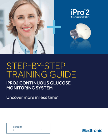 Medtronic iPro2 Step-By-Step Training Manual | Manualzz