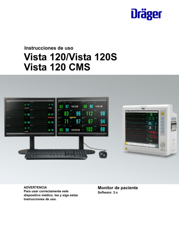 Dräger Vista 120 Instrucciones de operación | Manualzz