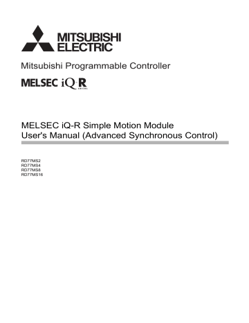 Mitsubishi Electric RD77MS4, RD77MS8 User Manual | Manualzz