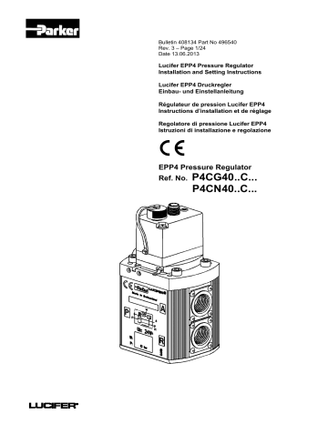 Parker Lucifer EPP4 Series, P4CG2 C Series Bulletin | Manualzz