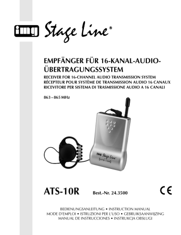 IMG STAGE LINE ATS-10R Instruction Manual | Manualzz