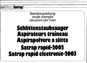COOP Satrap rapid-2002, Satrap rapid electronic-2003 ...
