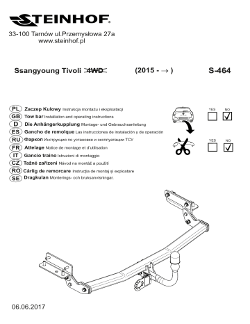 Steinhof S-464 Montage- Und Gebrauchsanleitung | Manualzz