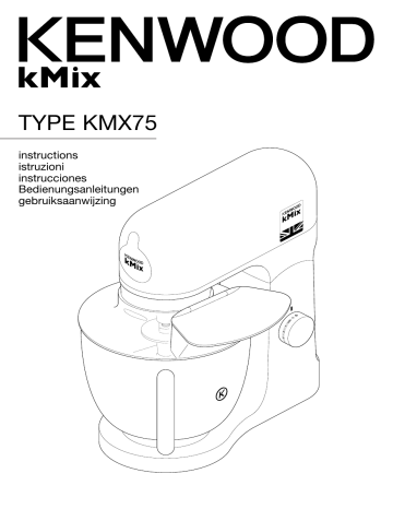 Kenwood kMix KMX75 Instructions Manual | Manualzz