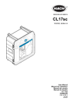 Hach CL17sc User Manual - Ultra Low Range Chlorine Analyzer | Manualzz