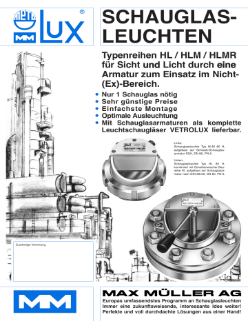 MAX MÜLLER LUX HL 150 H Handbuch | Manualzz