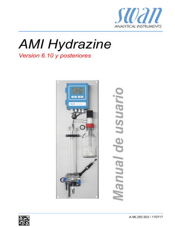 Swan Analytical Instruments AMI Hydrazine Manual de usuario | Manualzz