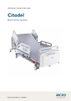 Arjo Citadel Bed Frame System: AI Chat & PDF Download | Manualzz