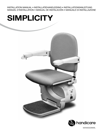 Handicare SIMPLICITY Manual De Instalación | Manualzz