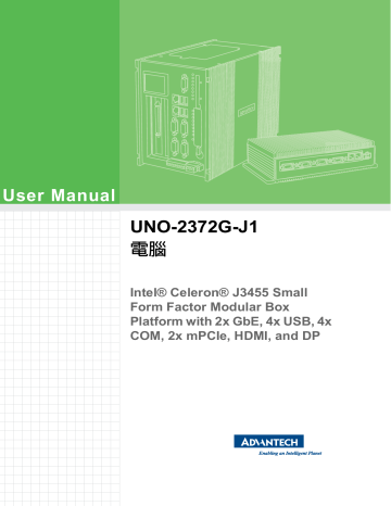 Advantech UNO-2372G-J121AE, UNO-2372G-J122AE User Manual | Manualzz