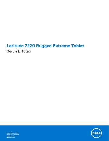 Dell Latitude 7220 Rugged Extreme tablet Kullanım kılavuzu | Manualzz