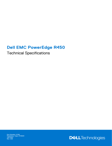 Dell PowerEdge R450 server Owner's Manual | Manualzz