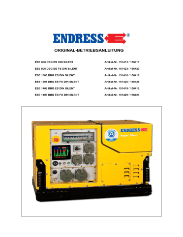 Endress ESE 1408 DBG ES DIN Originalbetriebsanleitung | Manualzz