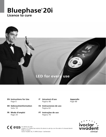 Ivoclar Vivadent Bluephase Style 20i Instrucciones De Uso | Manualzz