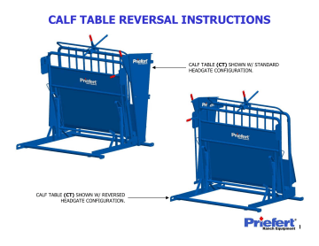 Priefert Calf Table Instructions Manual | Manualzz