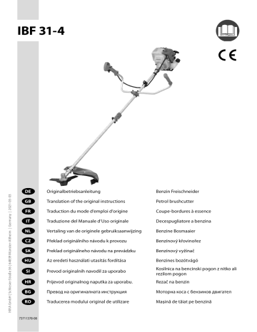 Ikra Benzin-Freischneider, 4-Takt-Motor, "IBF 31-4" Bedienungsanleitung ...