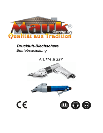 Mauk Druckluft Blechschere Bedienungsanleitung | Manualzz