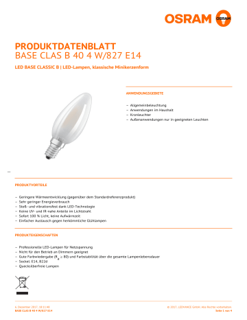 Osram BASE Retro LED Lampen - 3er Packs Benutzerhandbuch | Manualzz