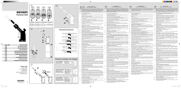 Sievert Lötlampe PowerJet Ultra Set Bedienungsanleitung | Manualzz