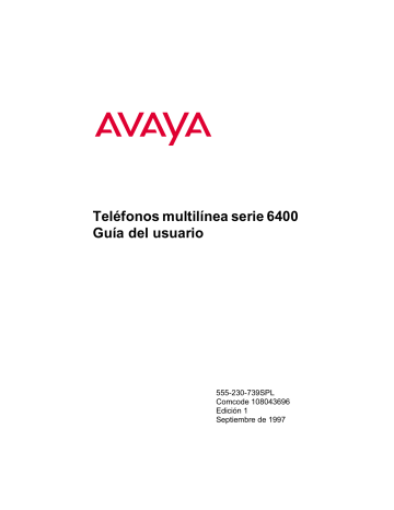 Avaya 6400 Serie El manual del propietario | Manualzz