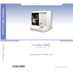 Hologic ThinPrep 2000 Processor Owner's Manual | Manualzz