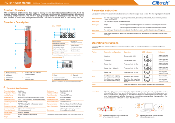 Elitech RC-51H User Manual | Manualzz