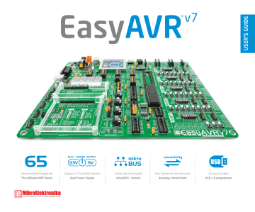 mikroElektronika EasyAVR v7 User Manual | Manualzz