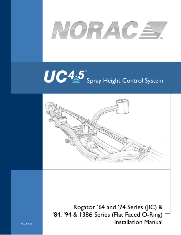 Norac UC4.5-BC-RG2 Installation Manual | Manualzz