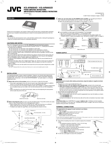 JVC KS-AR8002D Instructions Manual | Manualzz