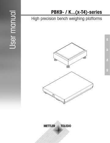 Mettler Toledo KA15x-T, KA32, KB60, KB60x-T, KCC150, KCC300 User Manual ...