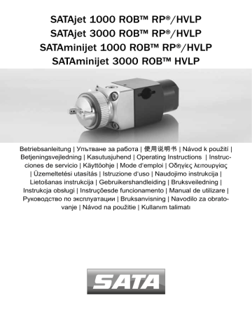 SATA SATAjet 1000 ROB & 3000 ROB / SATAminijet 1000 ROB & 3000 ROB ...