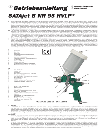 Sata SATAjet H NR 95 Operating Instructions | Manualzz