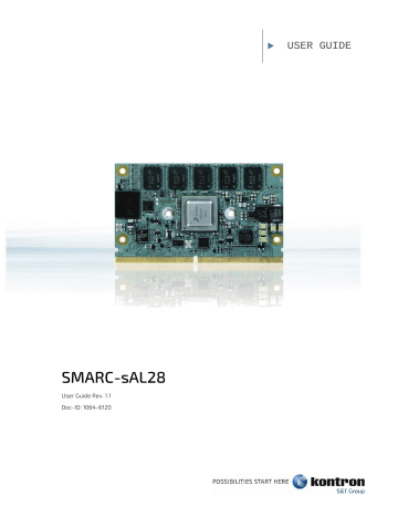 Kontron SMARC-sAL28 SMARC module Owner's Manual | Manualzz