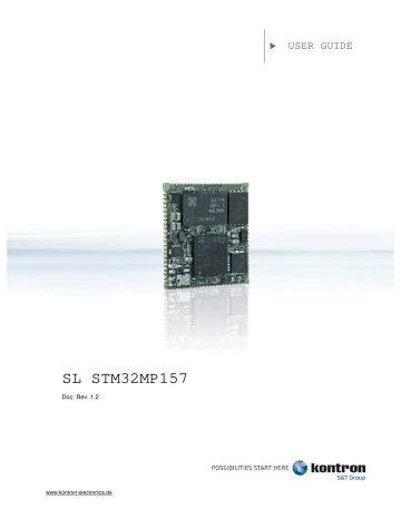 Kontron SOM-SL STM32MP157 Triple Core Module Guide | Manualzz