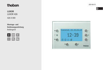 THEBEN LUXOR 426 Bedienungsanleitung | Manualzz