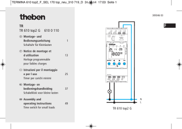 THEBEN TR 610 top2 G Mode d'emploi | Manualzz